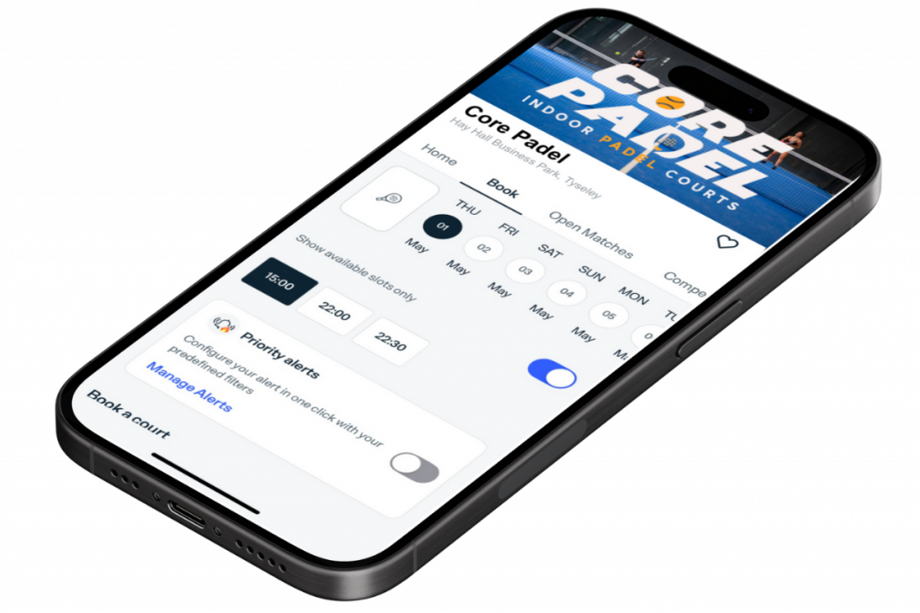 Core Padel – Indoor Padel Courts, Tyseley